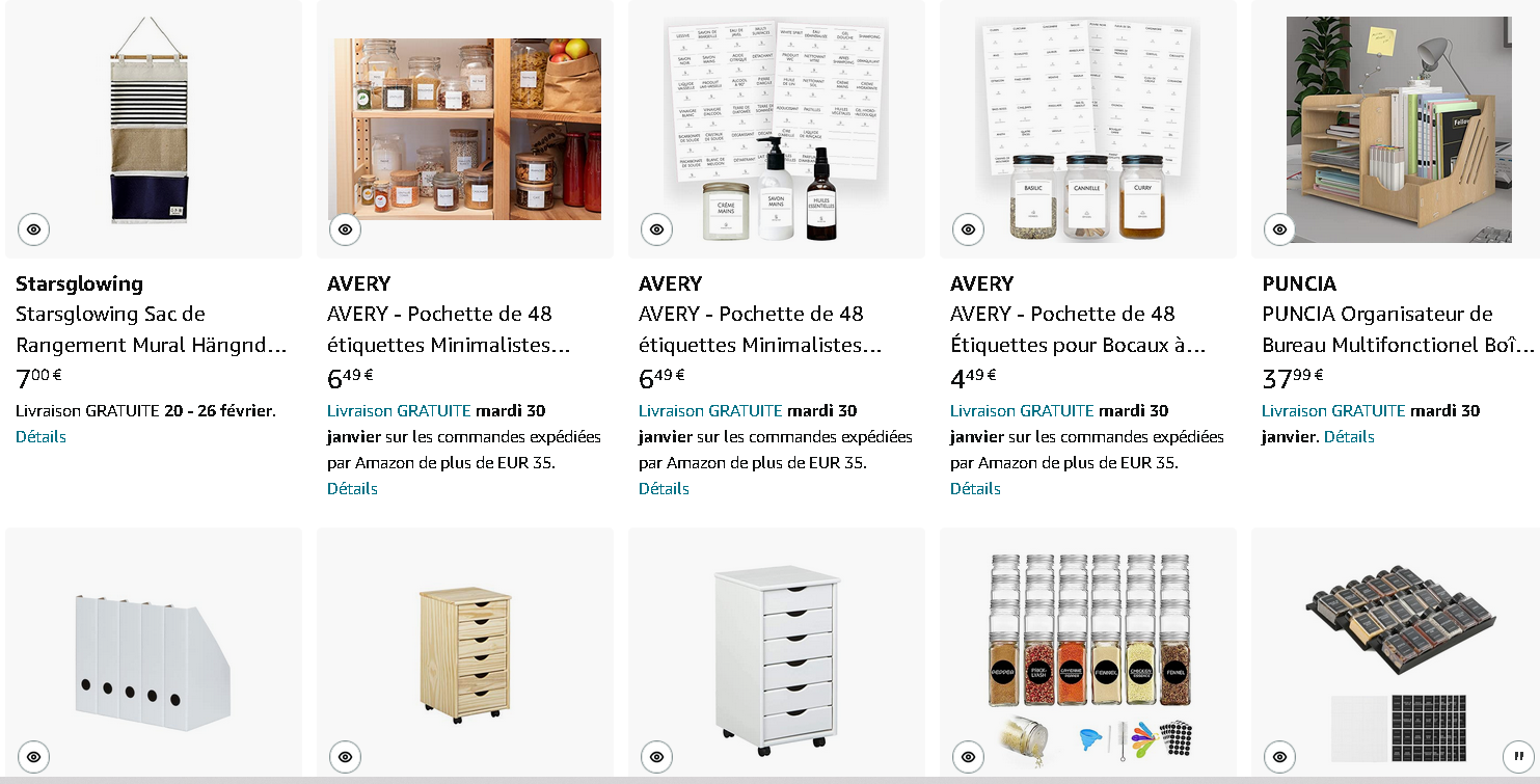 Les meilleurs rangements pour la maison - Marie Organise - Coach en ...